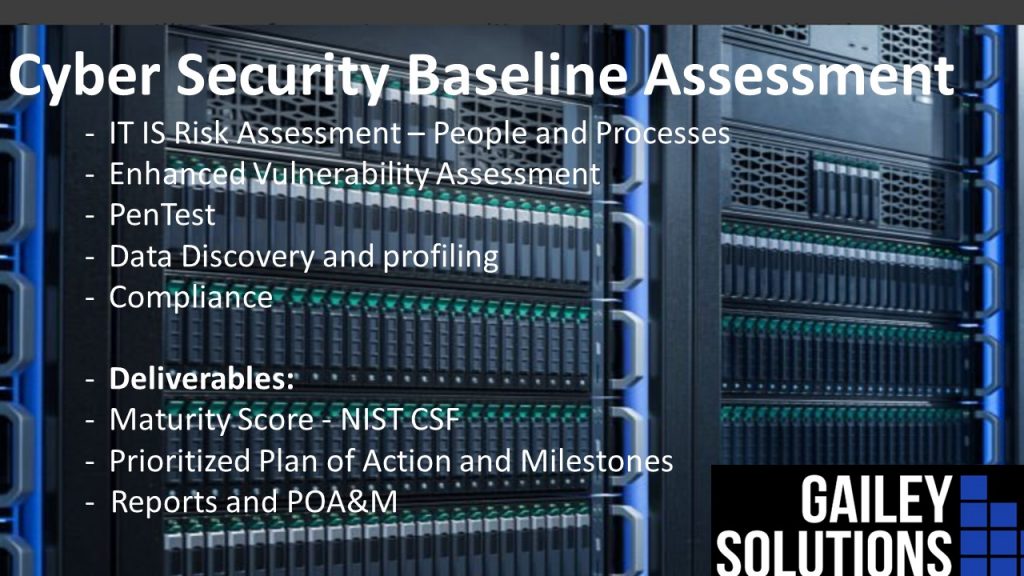Cyber Security Baseline of People, Process', Technology and Data | Gailey Solutions